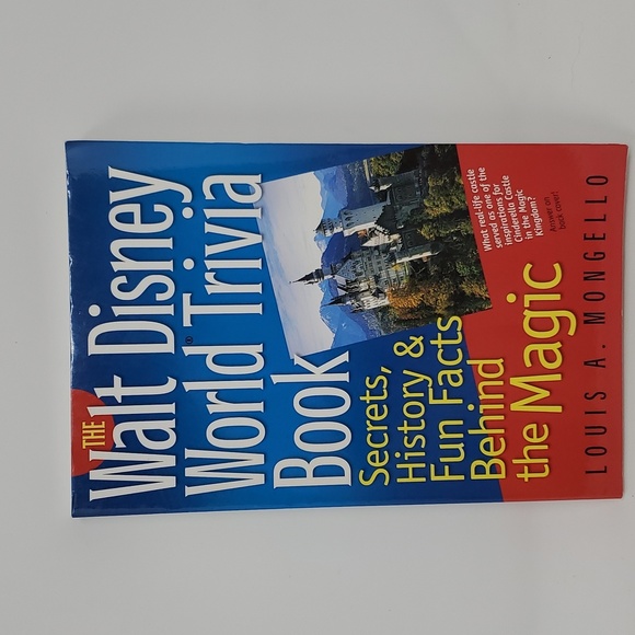 Disney | Other | The Walt Disney World Trivia Book Secrets History Fun ...